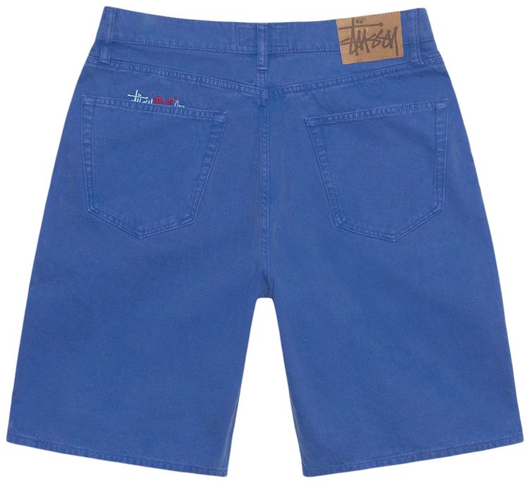 Buy Stussy Washed Canvas Big Ol' Short 'Baja Blue' - 112277 BAJA | GOAT