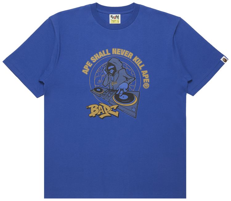 Buy BAPE (B)Ape Tee 'Blue' - 1J80 110 047 BLUE | GOAT