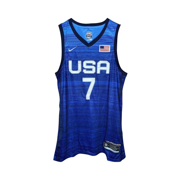 Buy Nike Tokyo Summer Olympics Team USA Kevin Durant Jersey 'Blue ...