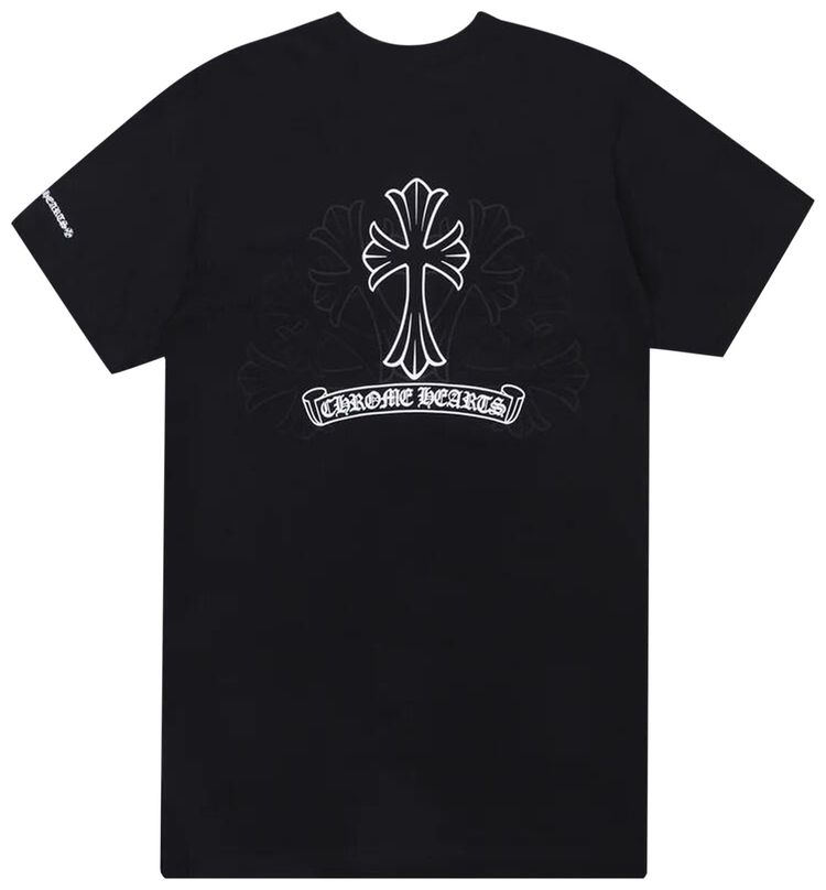 Buy Chrome Hearts Cross Tee 'Black' - 1383 1FW220103CT BLAC | GOAT