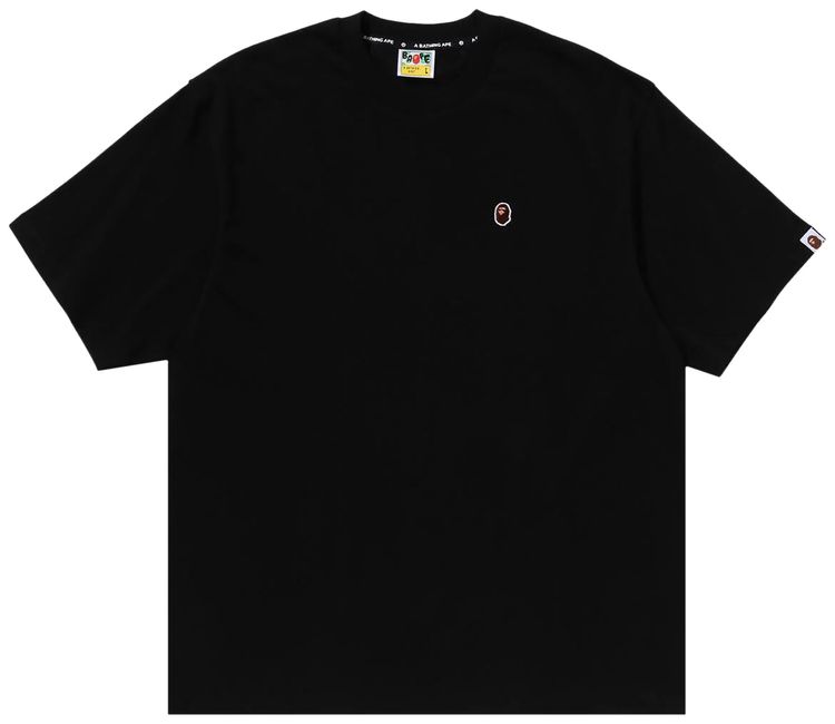 Buy Bape Ape Head One Point Relaxed Fit Tee Black 1k20 110 317
