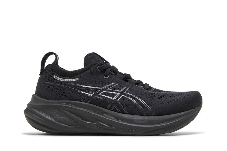 Buy Asics Wmns Gel Nimbus 26 Wide 'Triple Black' - 1012B602 002 | GOAT