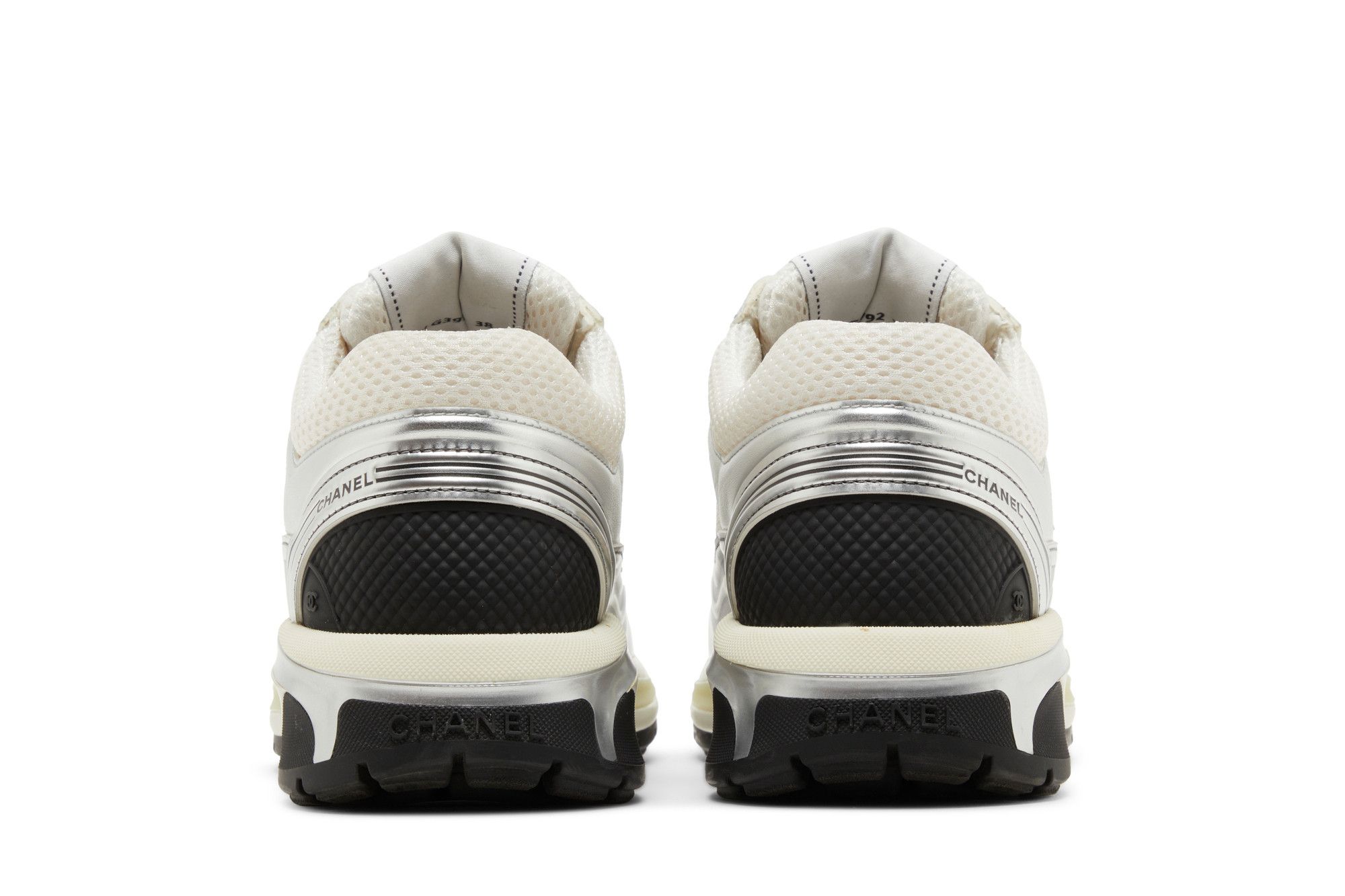Buy Chanel Wmns CC Logo Sneaker 'White Silver' - G39792 Buy Chanel Wmns CC Logo Sneaker 'White Silver' - G39792