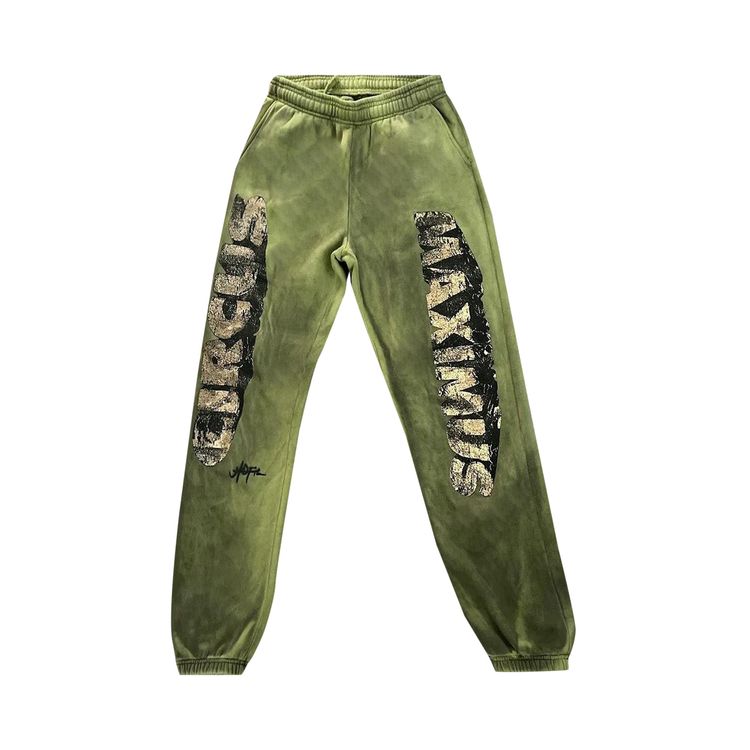 Buy Cactus Jack by Travis Scott Utopia Circus Maximus Sweatpants 'Green ...
