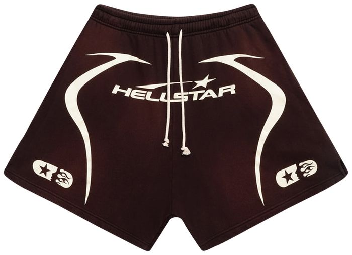 Buy Hellstar Warm Up Shorts 'Brown' - HS01SHO001 BROW | GOAT