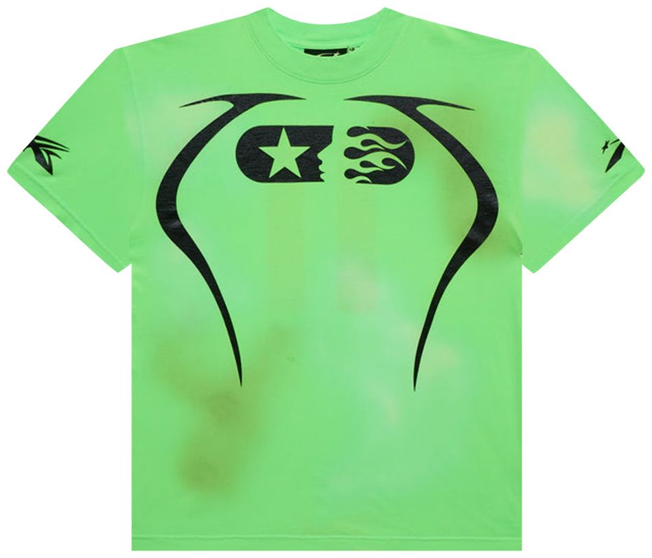 Buy Hellstar Warm Up T-Shirt 'Neon Green' - HS01TEE001 NEON | GOAT