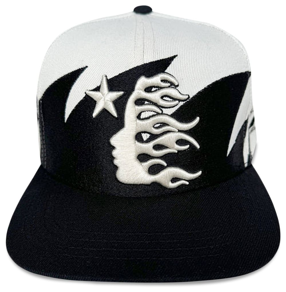 Buy Hellstar Sharkteeth Snapback Hat 'Off White/Black' - HS01HAT003 OFF ...