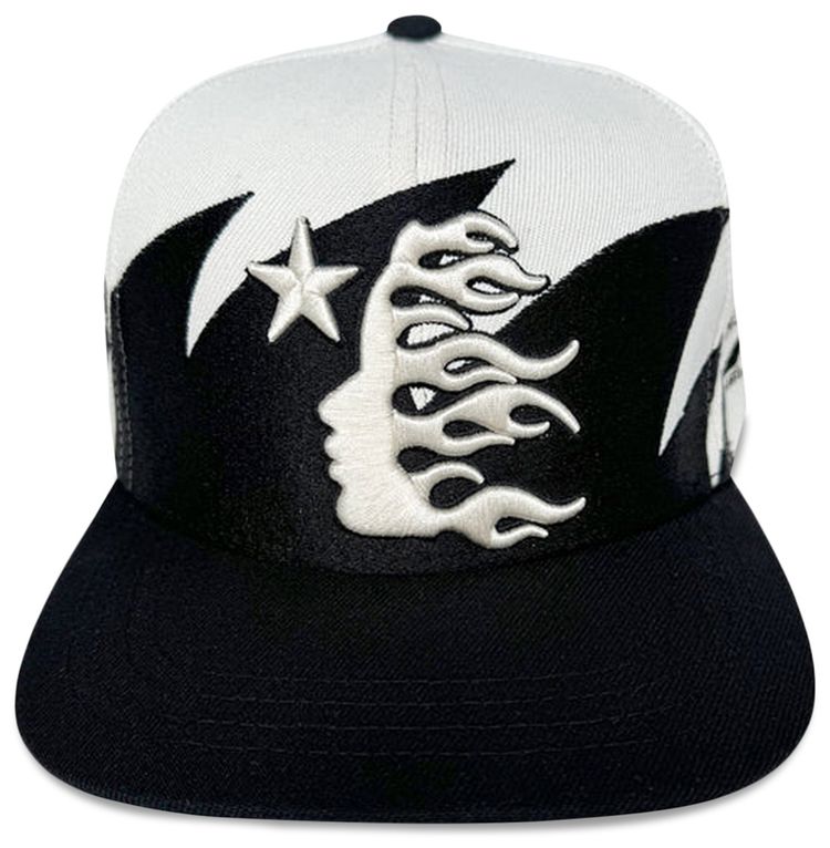 Buy Hellstar Sharkteeth Snapback Hat 'Off White/Black' - HS01HAT003 OFF ...