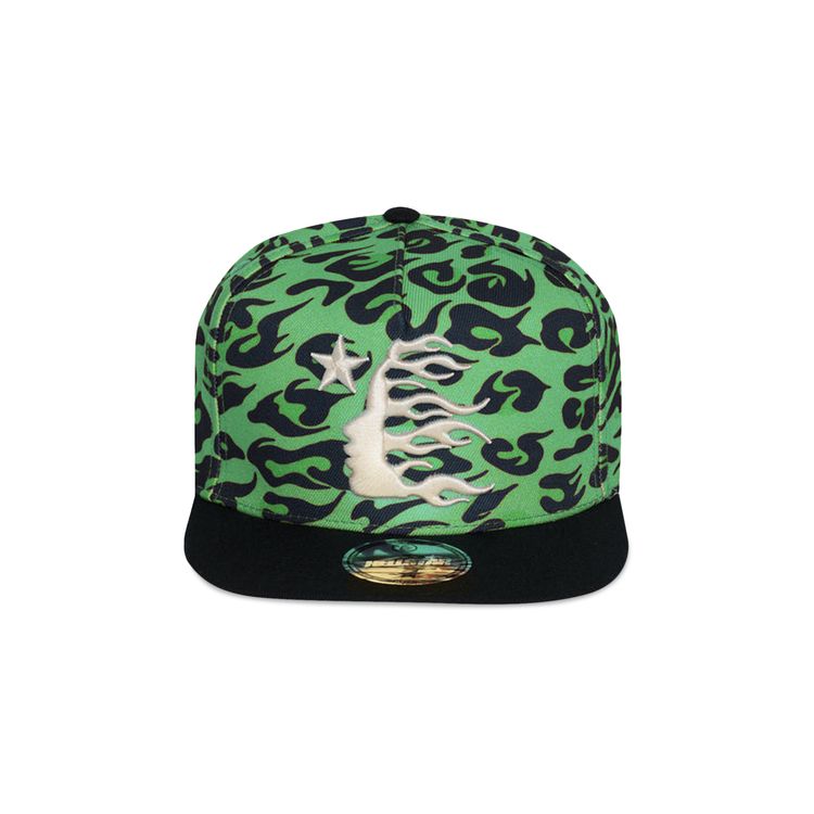 Buy Hellstar Cheetah Print Snapback Hat 'Green' - HSCH0964 GREE | GOAT