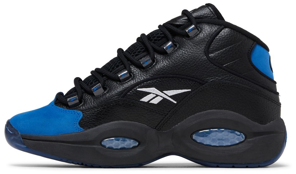 Buy Reebok Question Mid 'Black Vector Blue' - 100033164 | GOAT