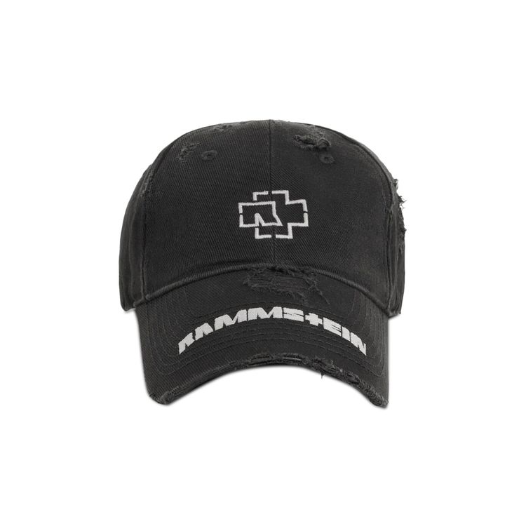 Buy Balenciaga x Rammstein Baseball Cap 'Black/White' - 670765 410B2 ...