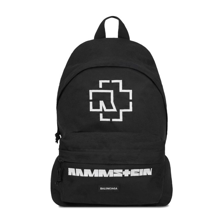 Buy Balenciaga x Rammstein Backpack 'Black' - 656061 2VZR7 1000 | GOAT