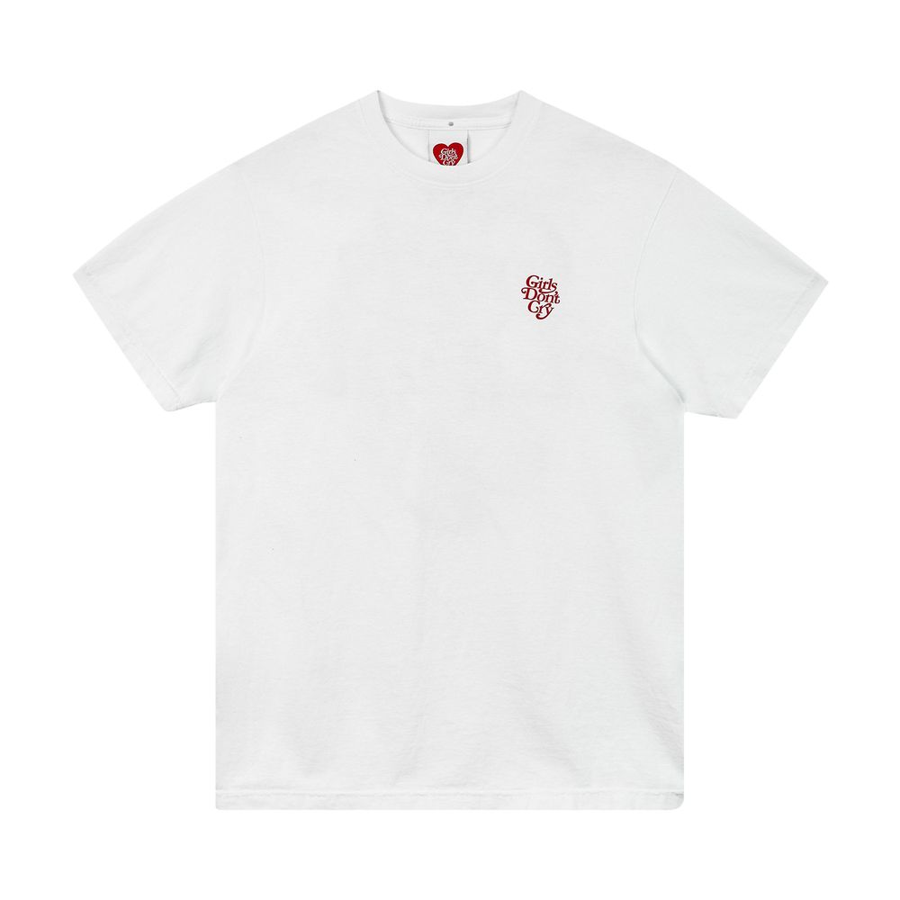 Buy Girls Don't Cry Logo T-Shirt 'White' - 2109 1FW190103LTS WHIT | GOAT