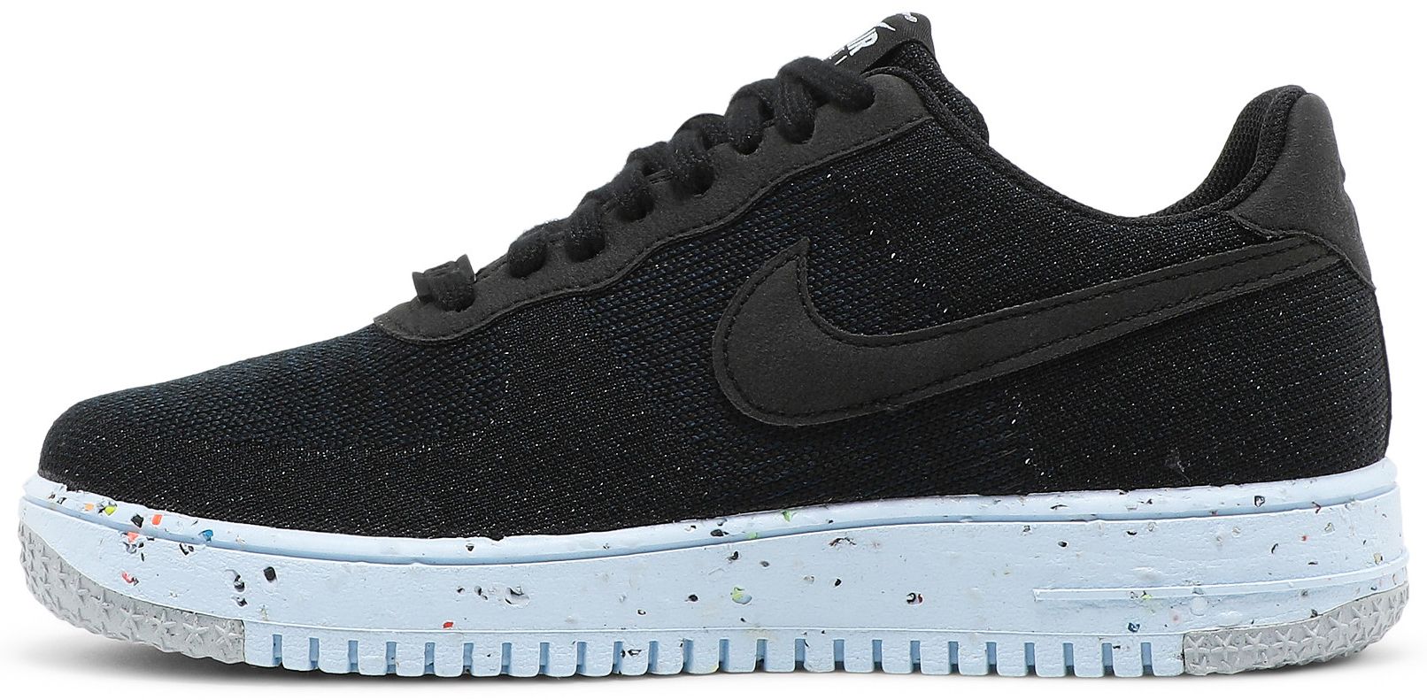 Buy Nike Air Force 1 Crater Flyknit 'Black Chambray Blue' - DC4831 001 ...