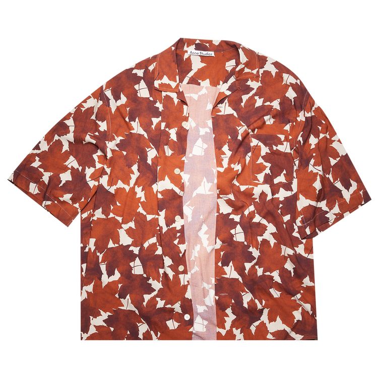Buy Acne Studios Short Sleeve Shirt 'Rust Orange' - BB0397 GOAT RUST | GOAT