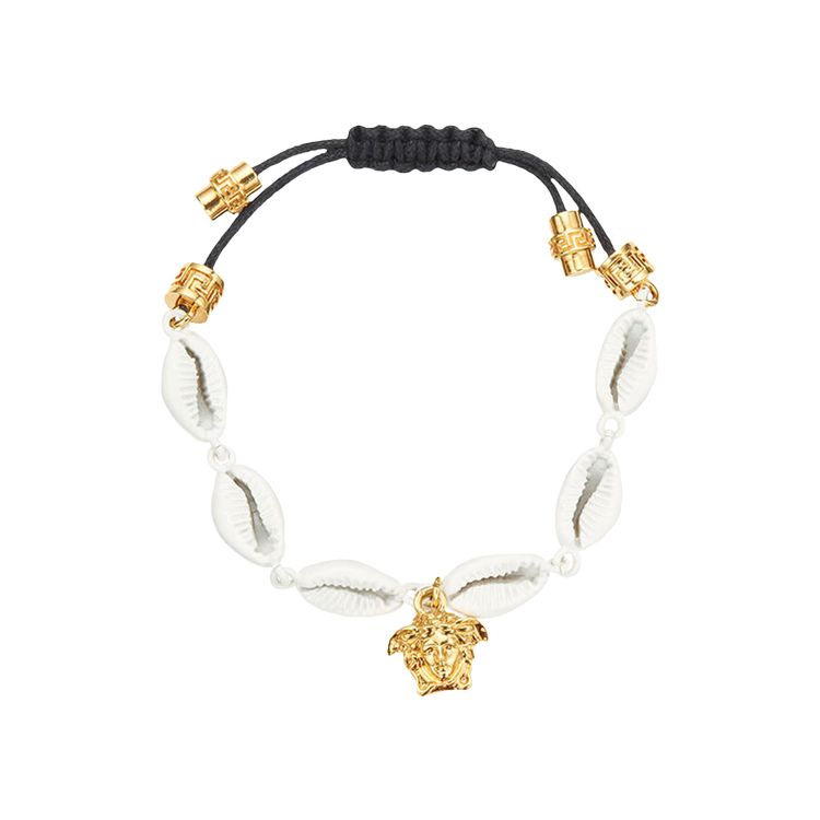 Buy Versace Shell Bracelet 'Black/White/Gold' - DG0I123 DJCOV DWNOV | GOAT