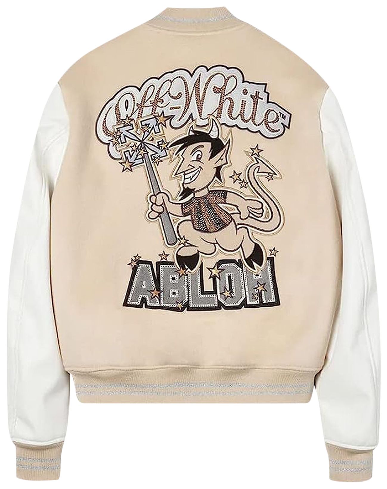 Buy Off-White x AC Milan Varsity Jacket 'Cream/White' - 0069 ...