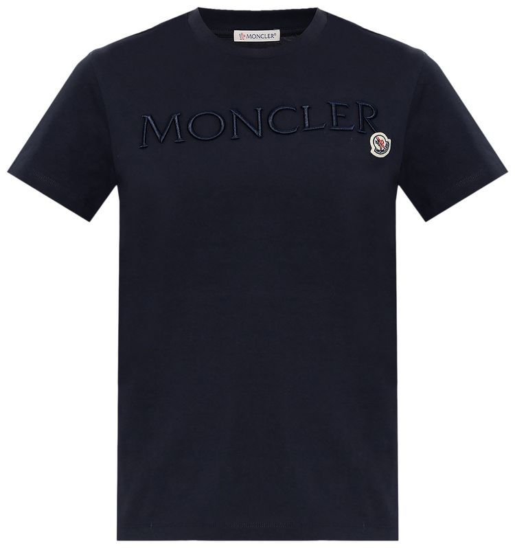 Buy Moncler T-Shirt 'Navy' - I20938C00016 829HP 778 | GOAT