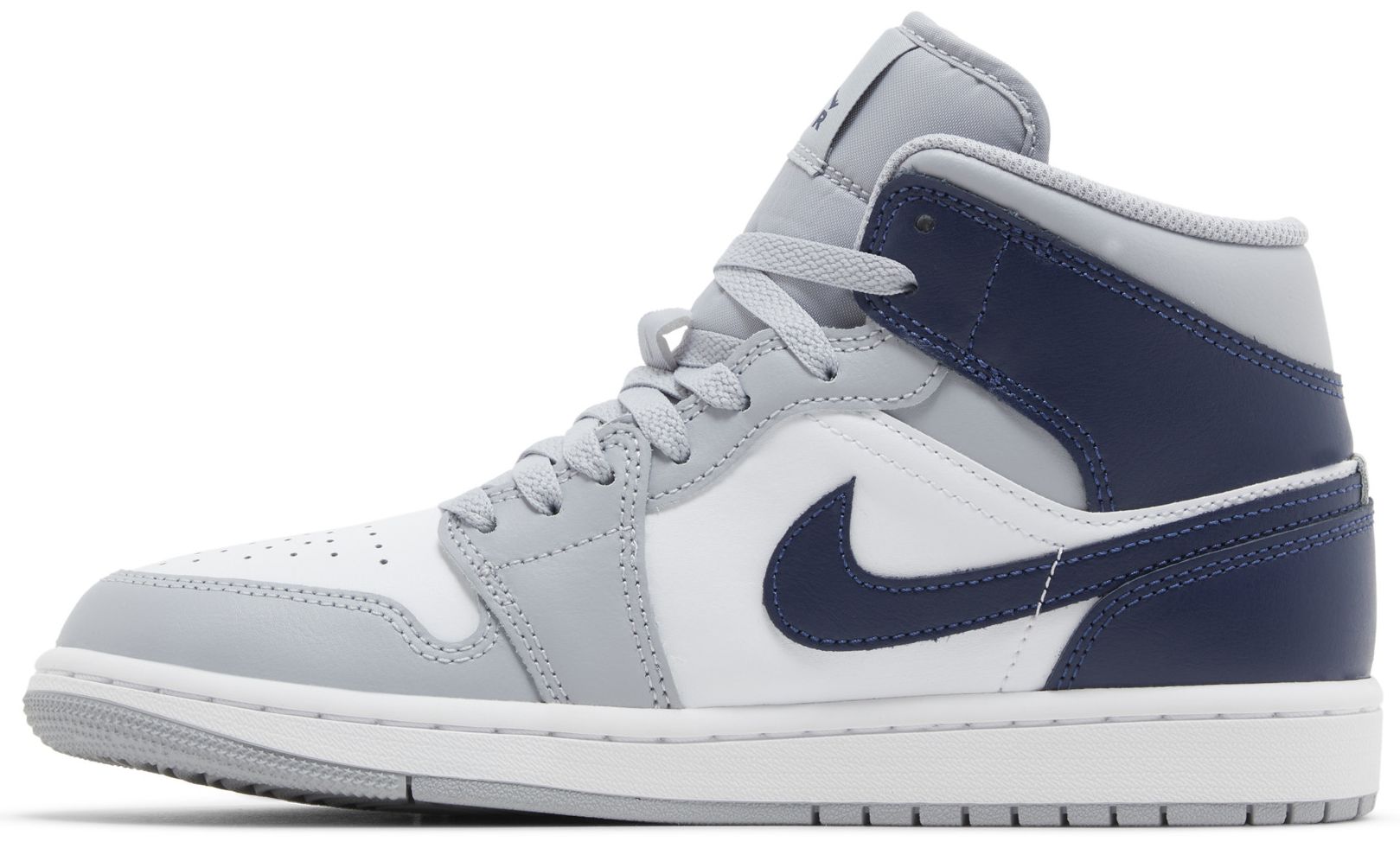 Buy Air Jordan 1 Mid 'Wolf Grey Midnight Navy' - DQ8426 104 | GOAT