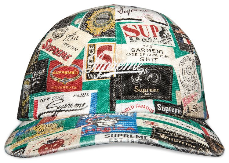 Buy Supreme Labels 6-Panel 'Green' - SS21H82 GREEN | GOAT