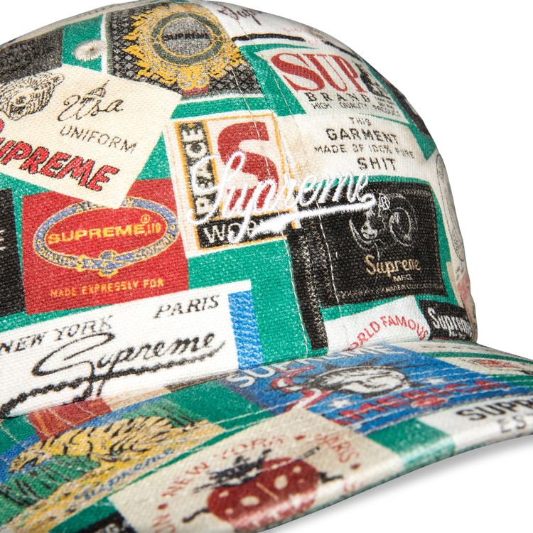 Buy Supreme Labels 6-Panel 'Green' - SS21H82 GREEN | GOAT