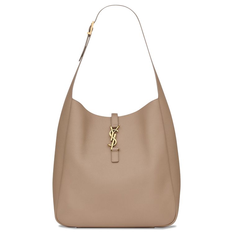 Buy Saint Laurent Large Le 5 À 7 Leather Shoulder Bag 'Dusty Grey ...
