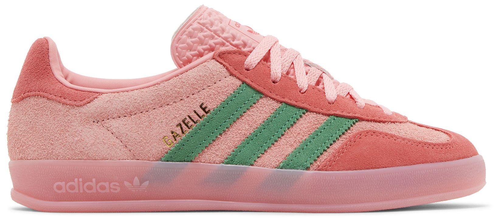 Buy Adidas Wmns Gazelle Indoor 'Pink Spark Preloved Green' - IG6782 | GOAT