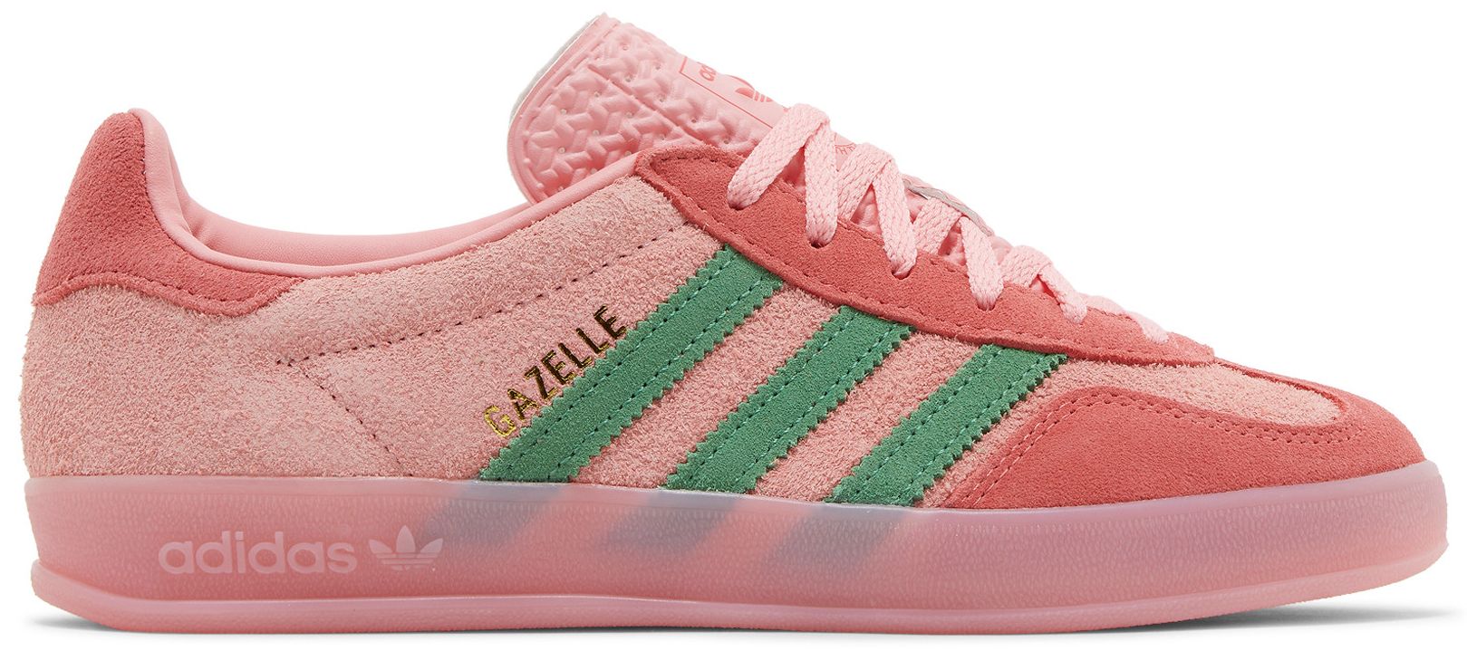 Buy Adidas Wmns Gazelle Indoor 'Pink Spark Preloved Green' - IG6782 | GOAT