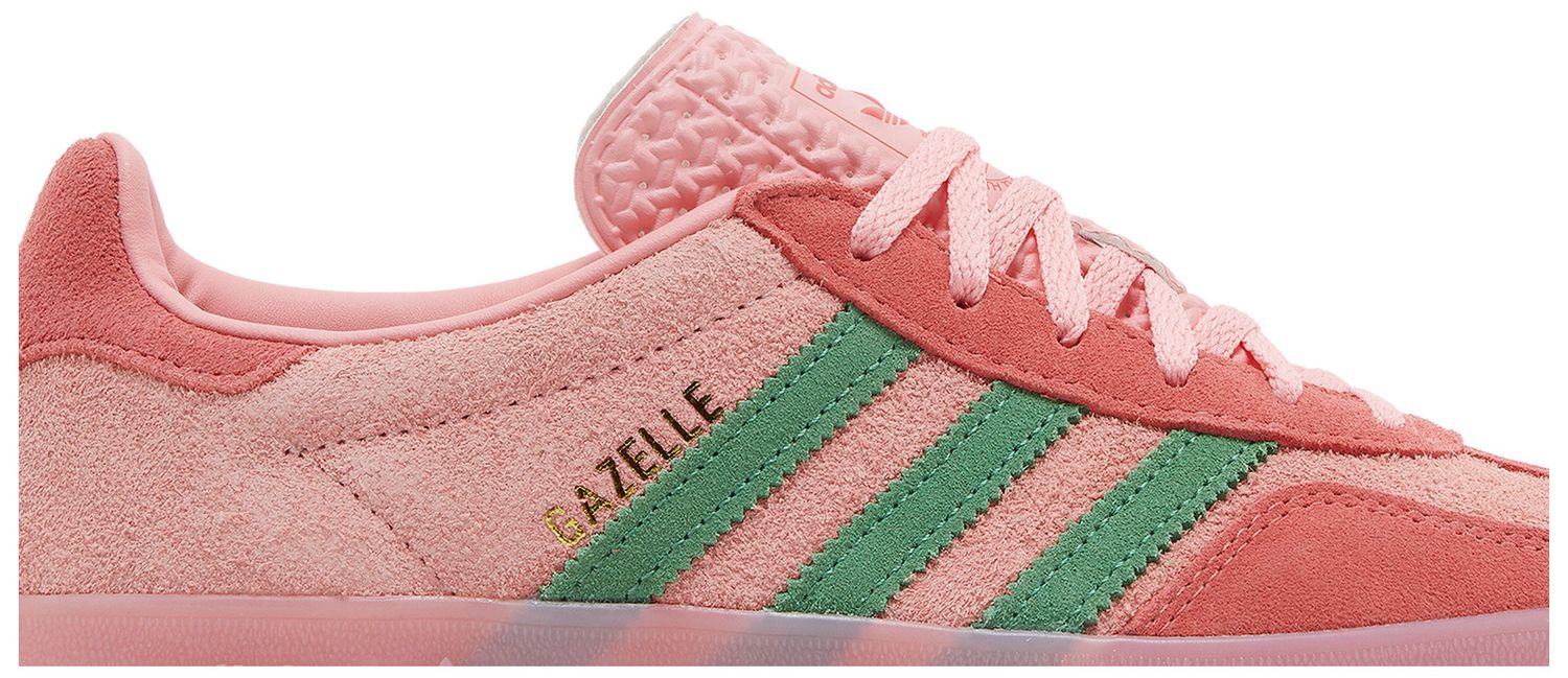Buy Adidas Wmns Gazelle Indoor 'Pink Spark Preloved Green' - IG6782 | GOAT