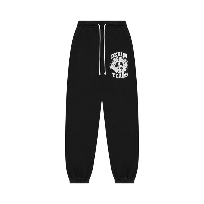 Buy Denim Tears University Sweatpants 'Black' - 401 010 BLAC | GOAT