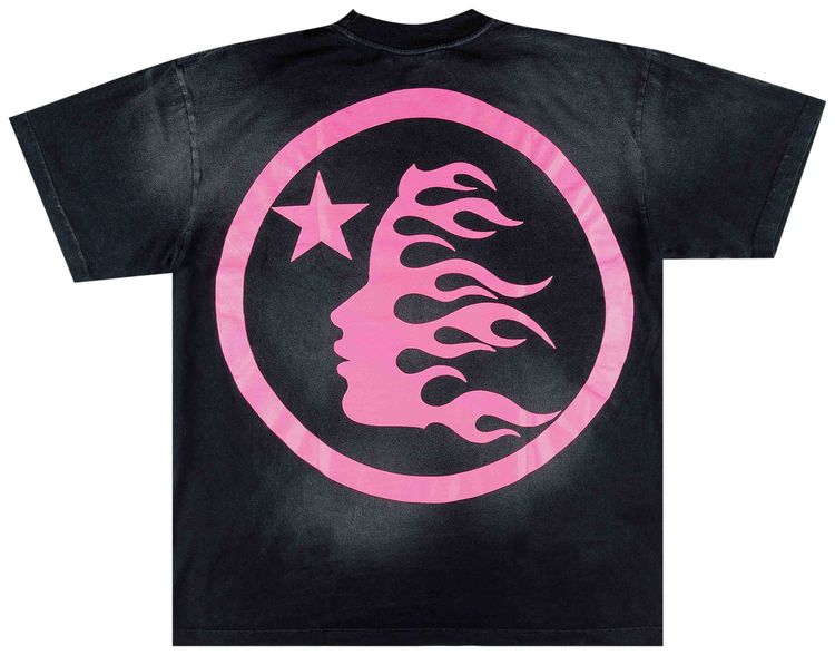 Buy Hellstar Classic Tee 'Black/Pink' - 9357 1SS240103CT BLPK | GOAT