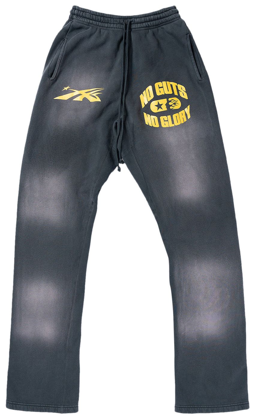 Buy Hellstar No Guts No Glory Sweatpants 'Washed Black' - 9357 ...