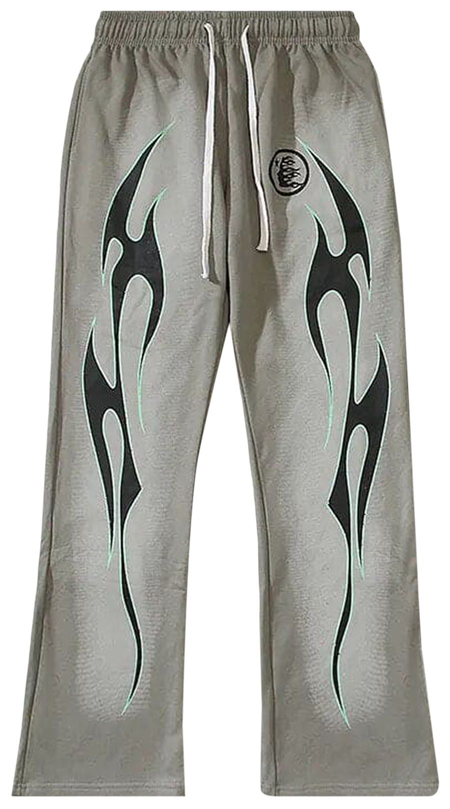 Buy Hellstar Future Flame Sweatpants 'Grey' - 9357 1FW230204FFS GREY | GOAT