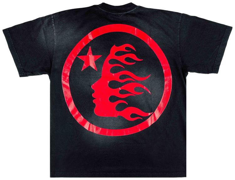 Buy Hellstar Classic Tee 'Black/Red' - 9357 1SS240103CT BLRD | GOAT