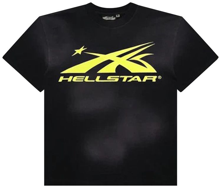 Buy Hellstar Classic Tee 'Black/Yellow' - 9357 1SS240103CT BLYE | GOAT
