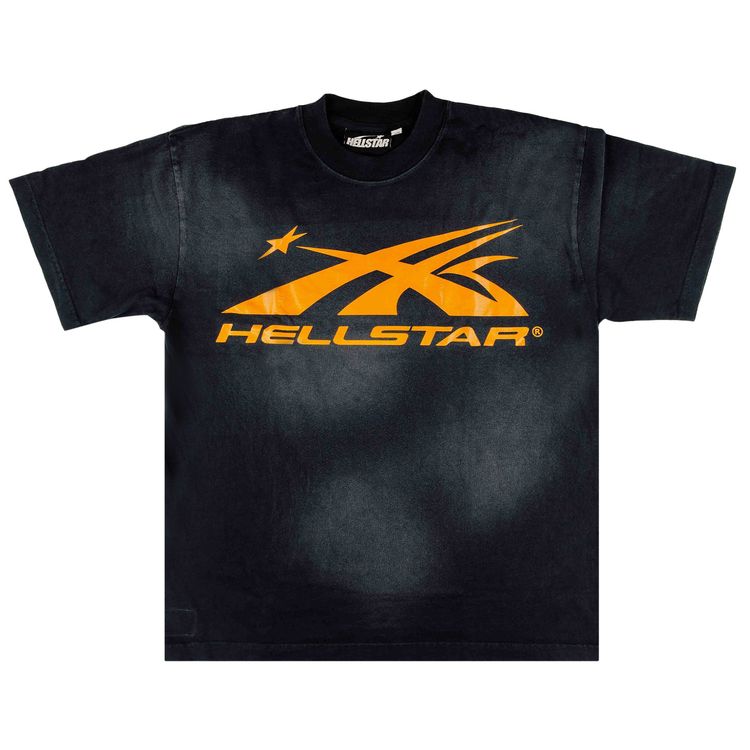 Buy Hellstar Classic Tee 'Black/Orange' - 9357 1SS240103CT BLOR | GOAT