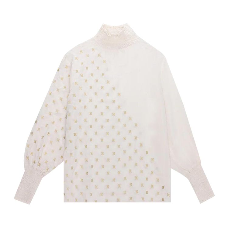 Buy Honor The Gift Monogram Turtle Neck 'Bone' - WHTG230146 BONE | GOAT