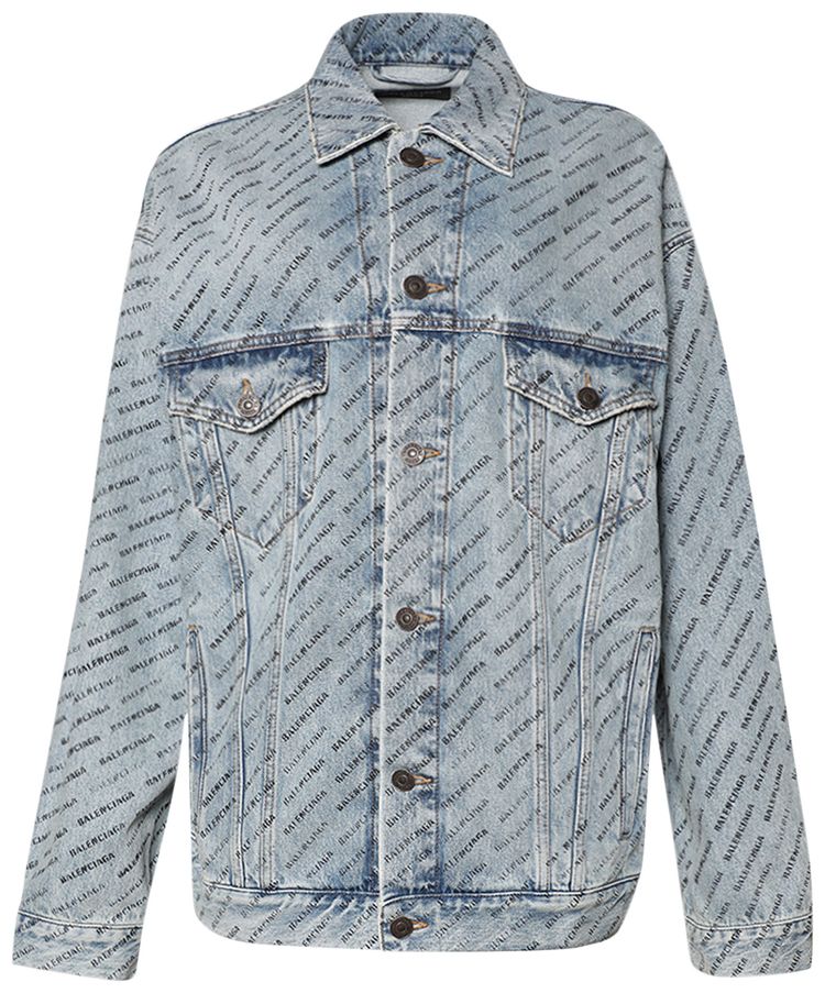 Buy Balenciaga Large Fit Jacket 'Iced Blue' - 799555 TQW66 4141 | GOAT UK