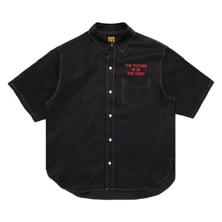 Buy Human Made Dragon Short-Sleeve Shirt 'Black' - HM27SH016 BLAC | GOAT