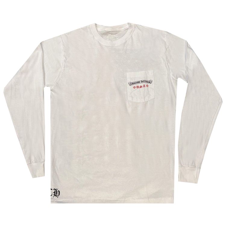 Buy Chrome Hearts USA Flag Long-Sleeve 'White' - 1383 100000107UFLS ...