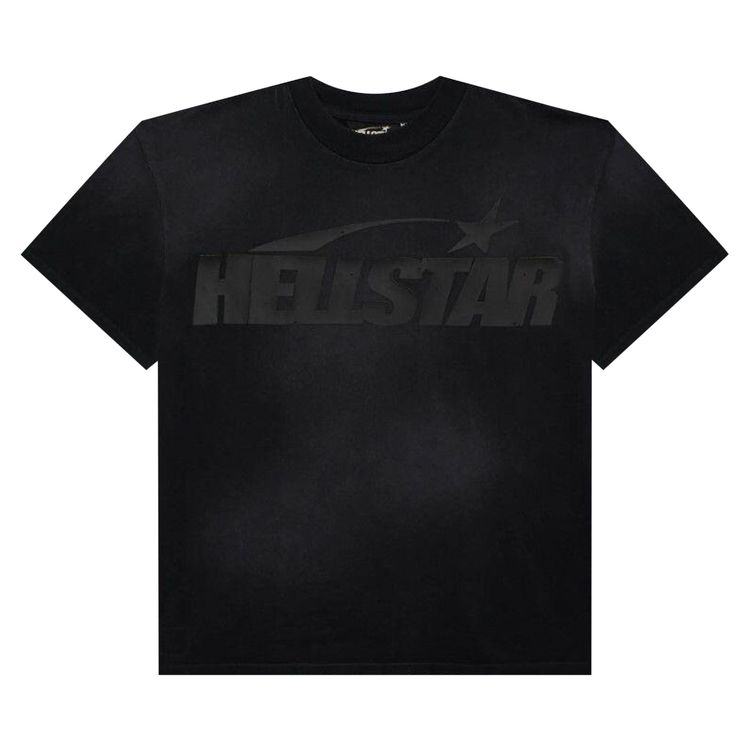 Buy Hellstar Cracked Classic Logo Tee 'Black' - 9357 100000103CCLT BLAC ...