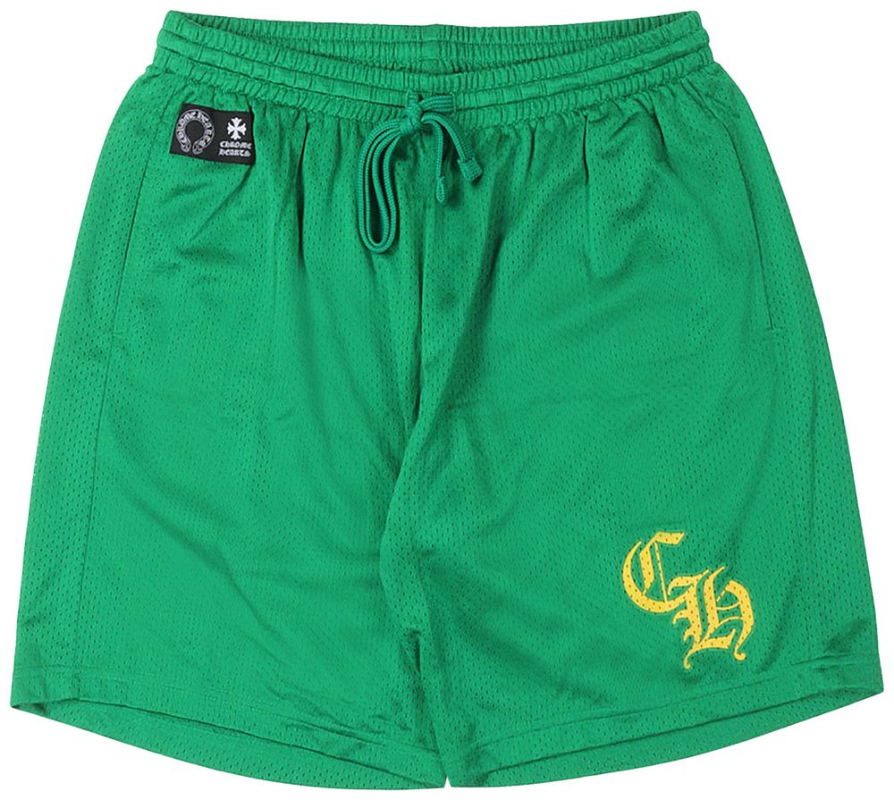 Buy Chrome Hearts Mesh Shorts 'Green' - 1383 100000202MS GREE | GOAT