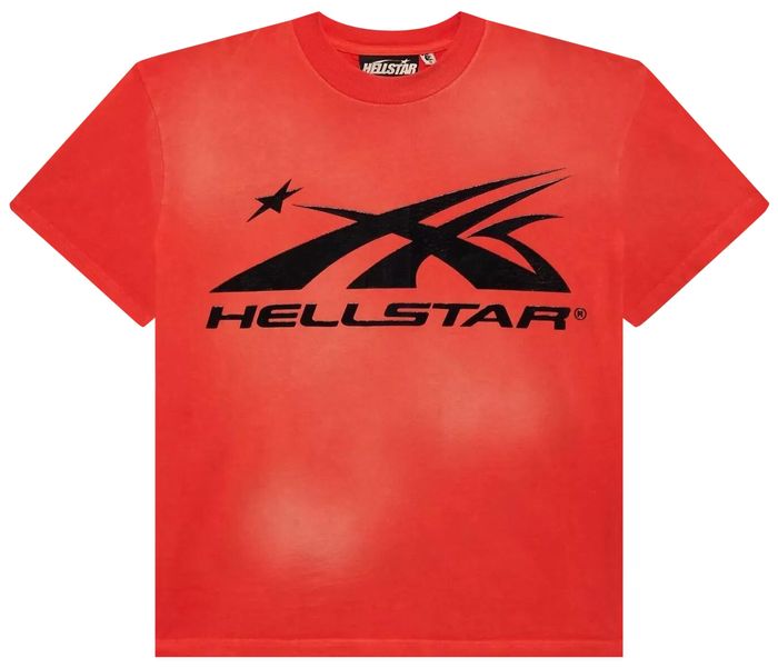 Buy Hellstar Sports Logo T-Shirt 'Red' - 9357 100000103SLTS RED | GOAT