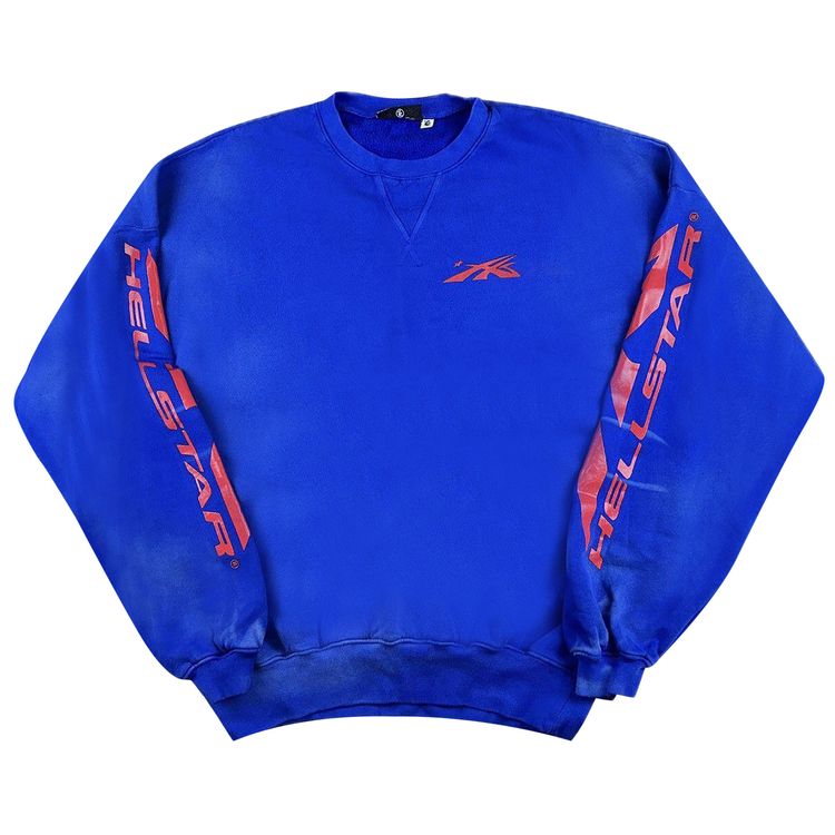 Buy Hellstar Sport Crewneck 'Blue' - 9357 100000106SC BLUE | GOAT