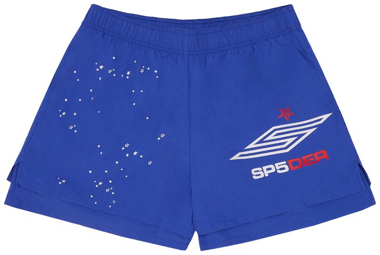 Buy Sp5der Pro Double Layer Short 'Pro Blue' - M04SH001SPBW | GOAT