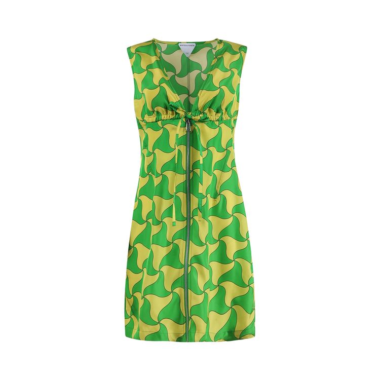 Buy Bottega Veneta Dress 'Parakeet/Kiwi' - 691535 V1N20 7072 | GOAT