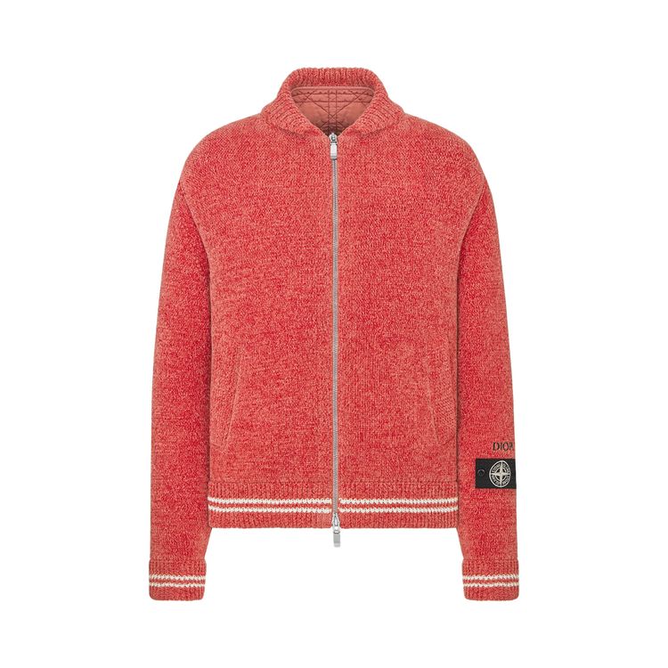 Buy Dior x Stone Island Blouson Jacket 'Red' - 493M433AT861 C380 | GOAT