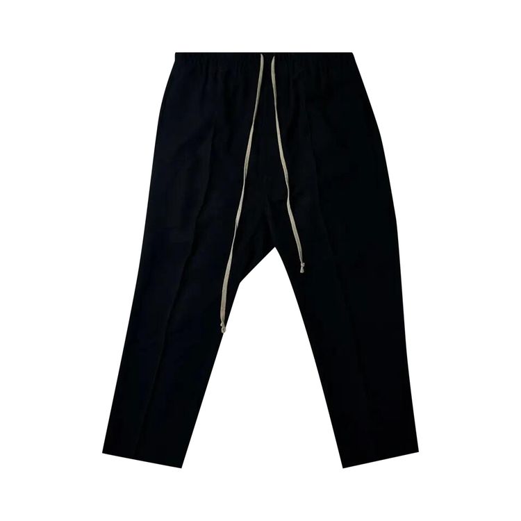Buy Rick Owens Drawstring Astaires Cropped Pants 'Black' - RP02D3303 HY ...