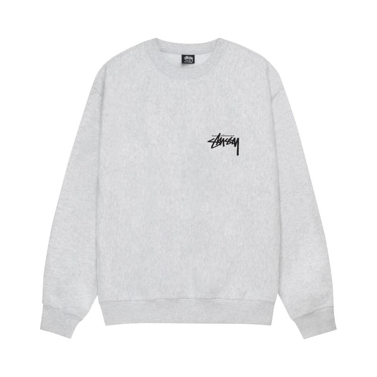 Buy Stussy Classic Dot Crew 'Ash Heather' - 1914929 ASH | GOAT
