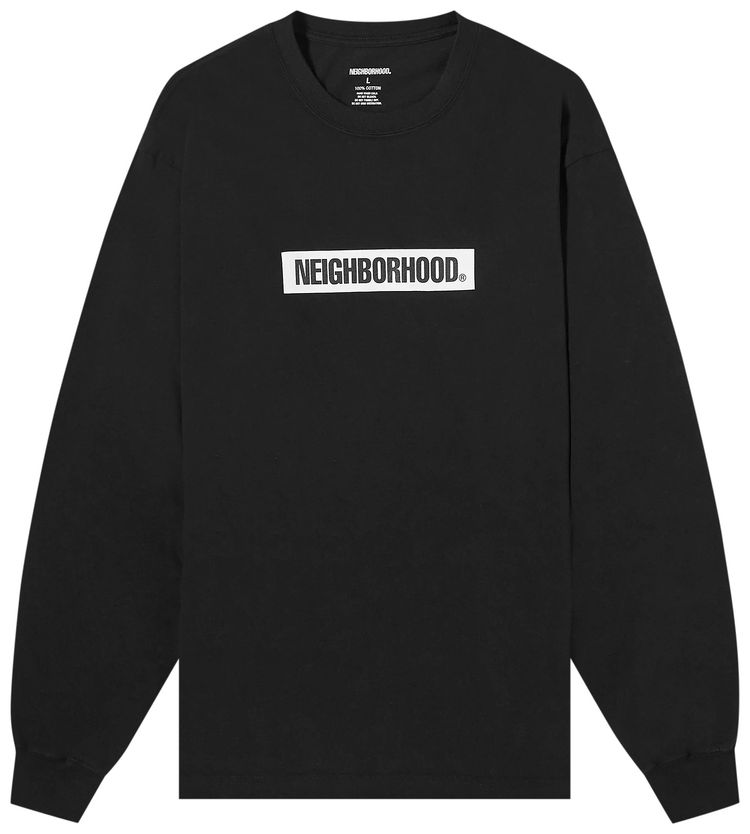 Buy Neighborhood Long-Sleeve Tee-2 'Black' - 241PCNH LT02 BLAC | GOAT